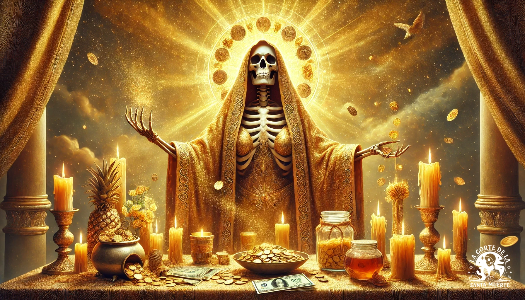 Título: Oración a la Santa Muerte para atraer dinero fácilmente ...